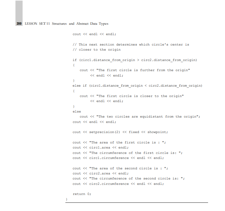 Solved Option 1 Re Write Sample Program 112 So That It 7768