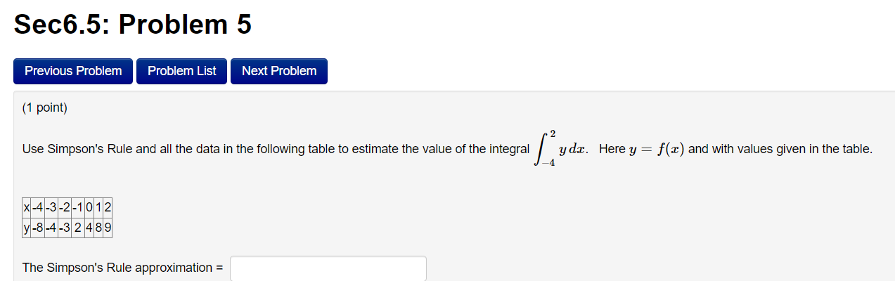 Solved Use Simpson's Rule and all the data in the following | Chegg.com