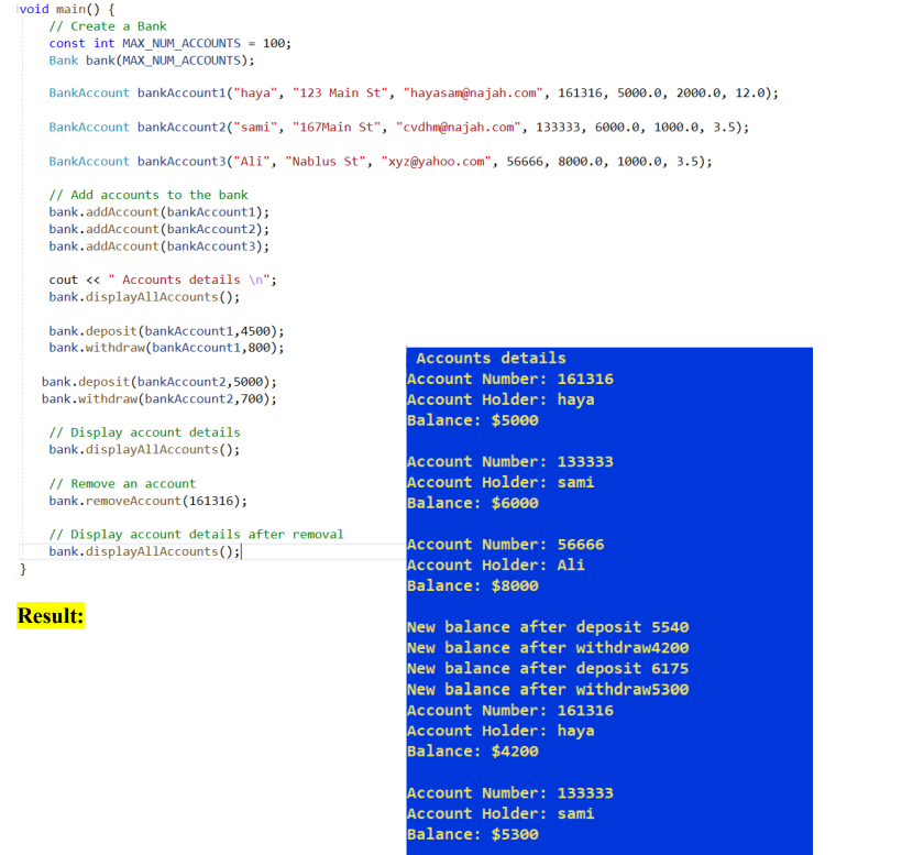 Solved Create A Customer Class With Privateattributes Name
