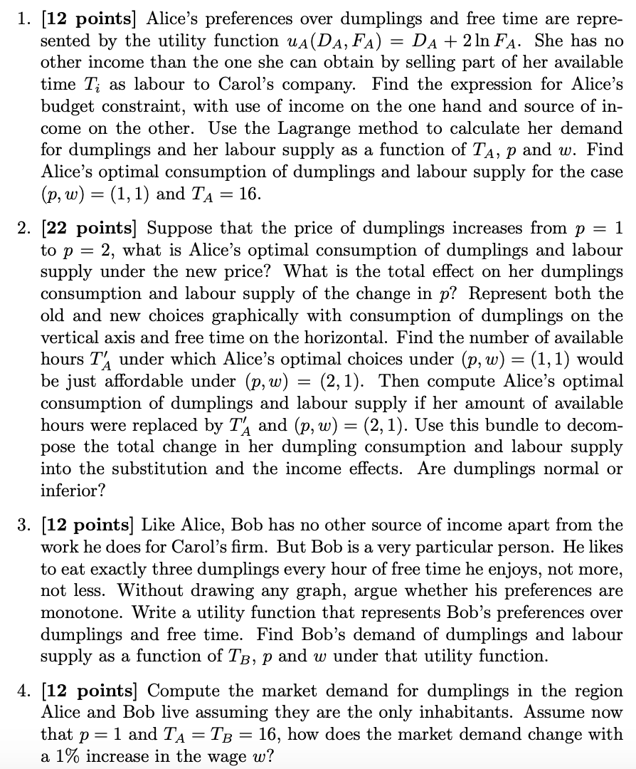 This problem set tells the story of three friends | Chegg.com