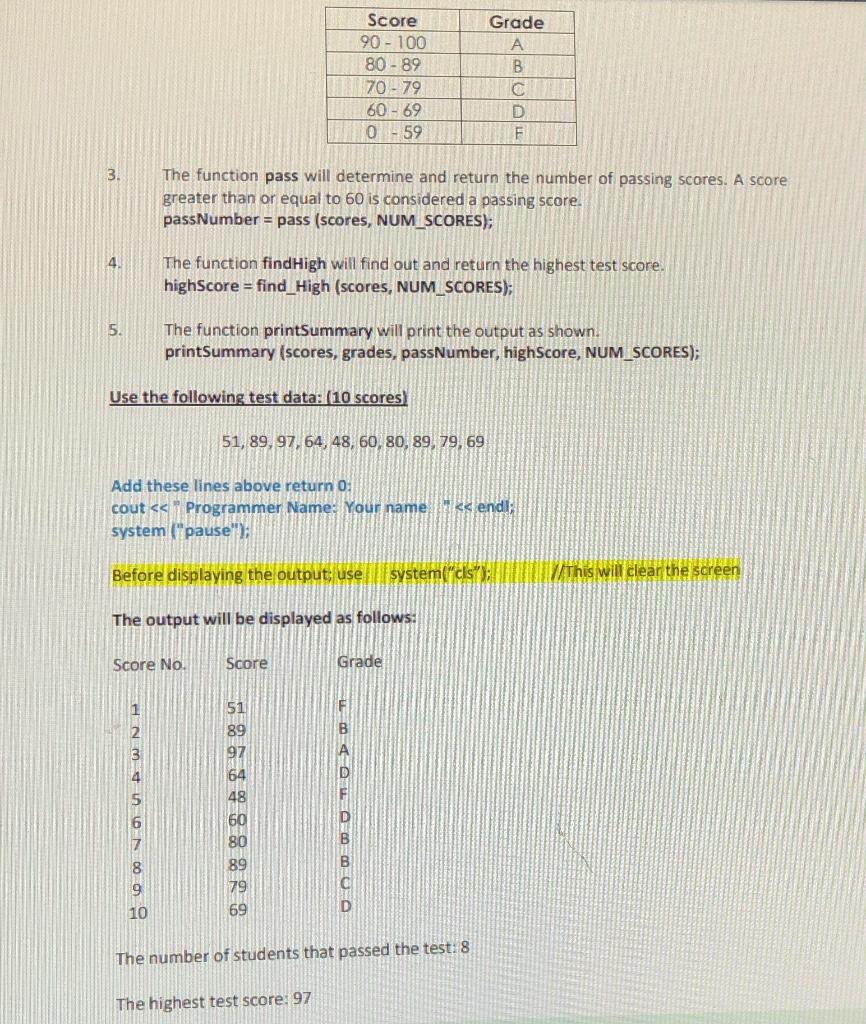Solved CODING PLS HELP HAS TO MATCH SAMPLE ARRAY BELOW: I | Chegg.com