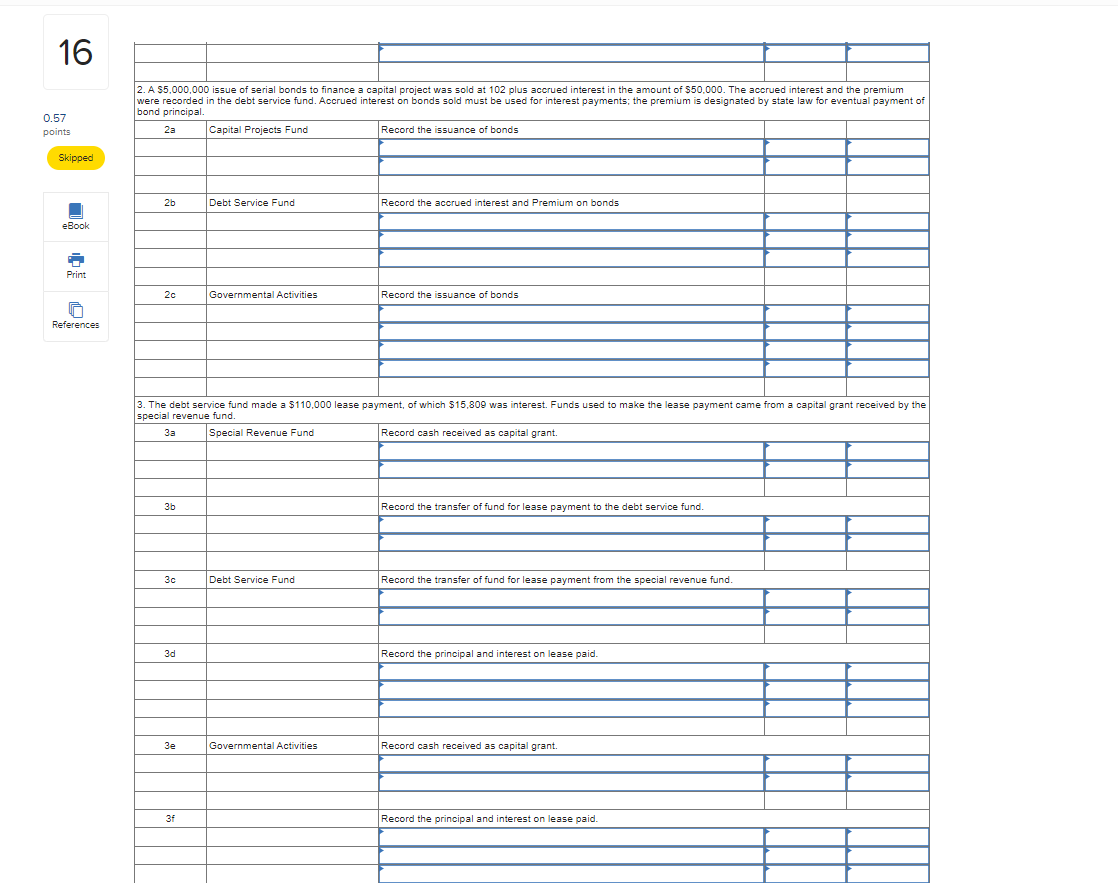 Solved 16 Exercise 6-19 (Static) Long-term Liability | Chegg.com
