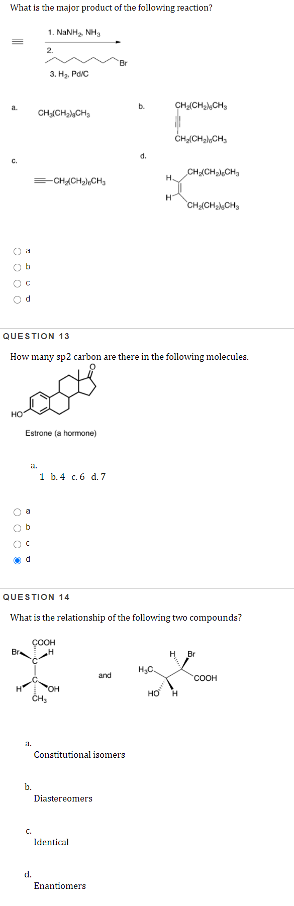 Solved What is the major product of the following reaction? | Chegg.com