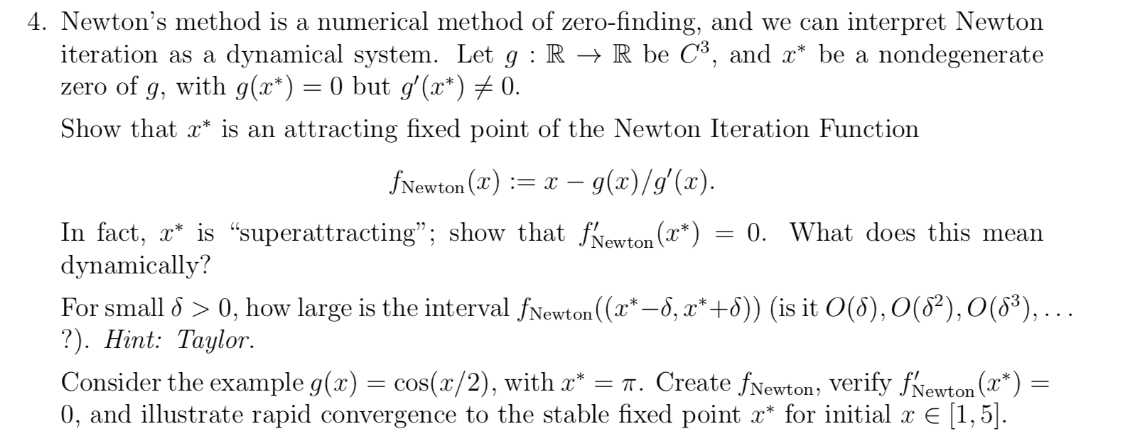 Solved Newton's method is a numerical method of | Chegg.com