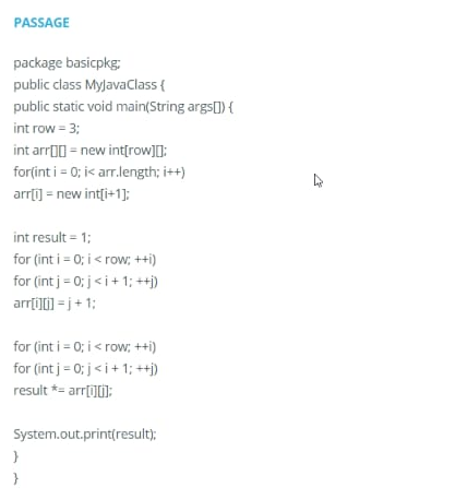 Solved PASSAGE package basicpkg public class MyjavaClass { | Chegg.com
