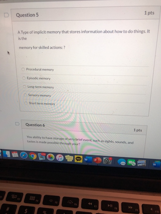 Solved 1pts Question2 Choose the best answer) Recall, | Chegg.com