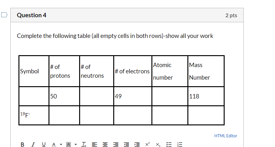 Solved Complete the following table (all empty cells in both | Chegg.com