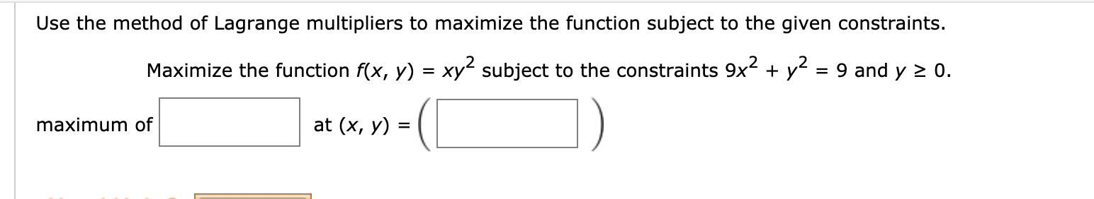 Solved Use the method of Lagrange multipliers to minimize | Chegg.com