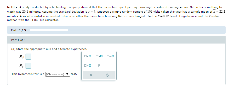 (a) State the appropriate null and alternate | Chegg.com