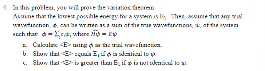 Solved In This Problem You Will Prove The Variation
