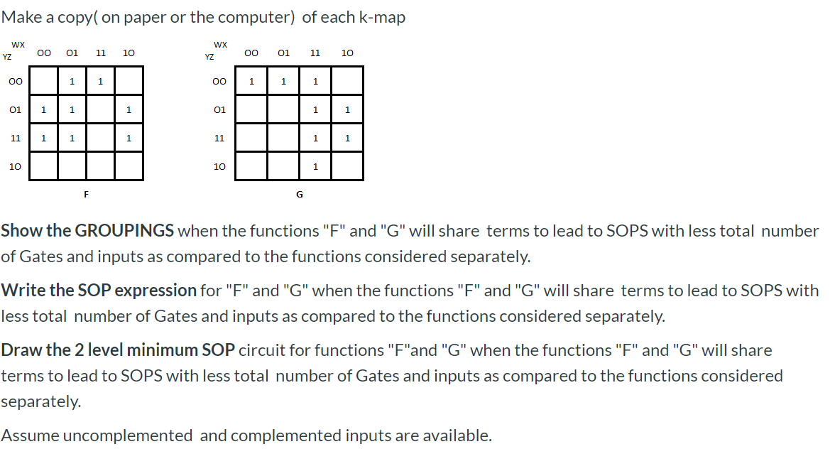 Refer to the minimum 2-level SOP circuit in | Chegg.com