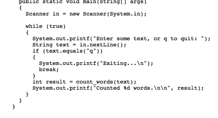 Solved Task 4 (15 pts.) The program task4.java given below | Chegg.com