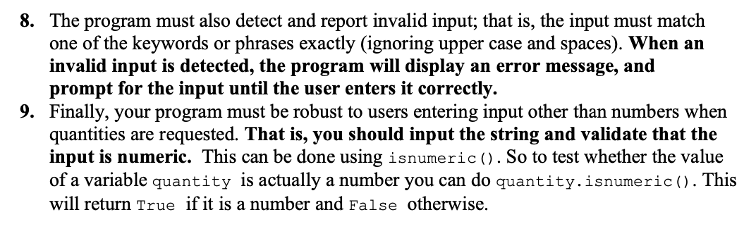 Solved Functional Specifications: 1. The program will prompt | Chegg.com