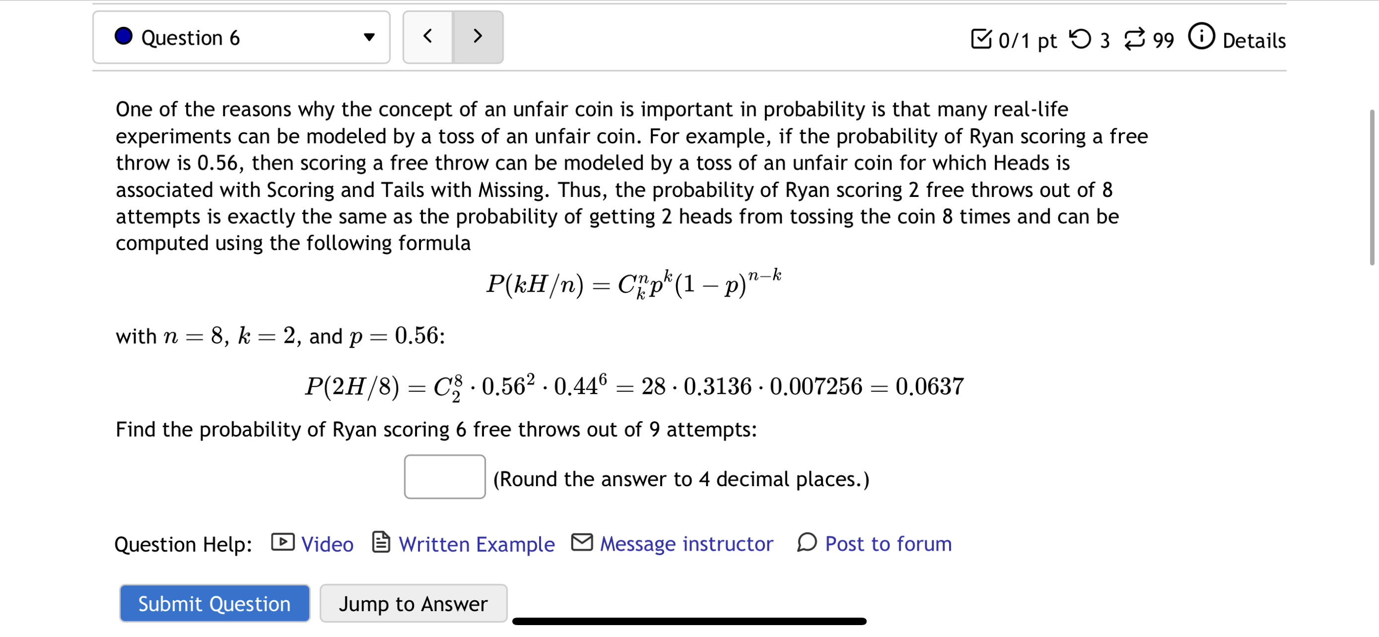 Solved One of the reasons why the concept of an unfair coin | Chegg.com