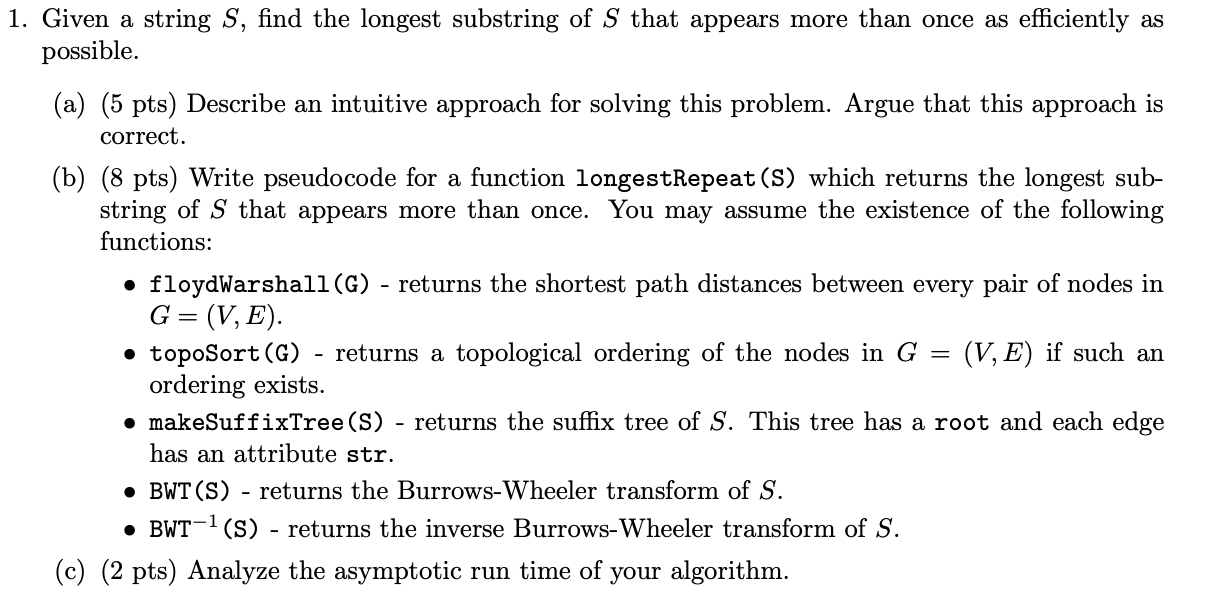 Answer both Questions and all parts in clear detail | Chegg.com
