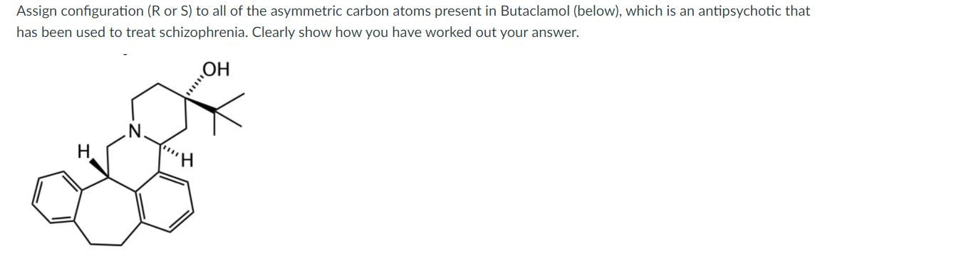Solved Assign configuration (R or S) to all of the | Chegg.com