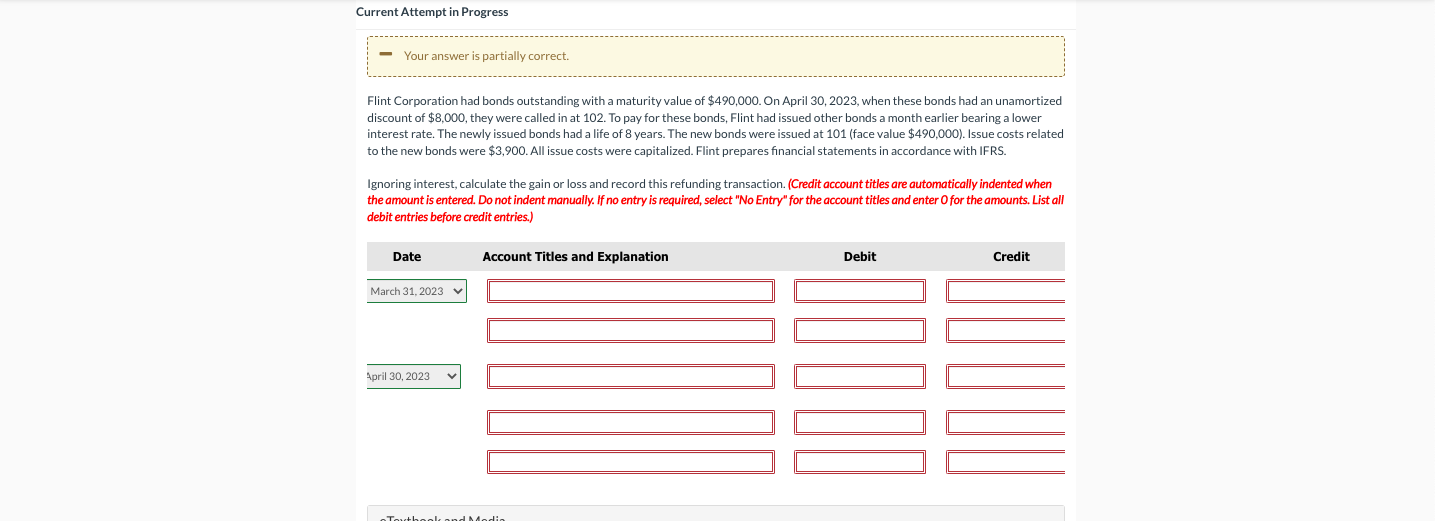 Solved Current Attempt in Progress - Your answer is | Chegg.com