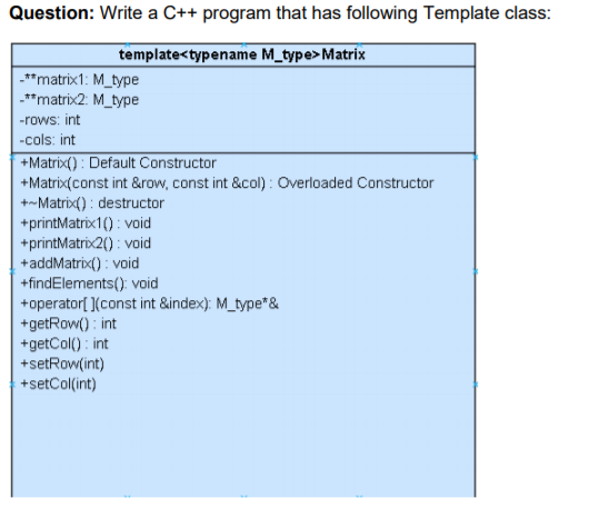 Solved Question: Write a C++ program that has following | Chegg.com