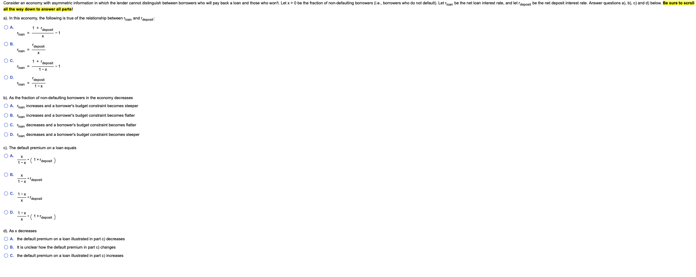 Solved all the way down to answer all parts! a). In this | Chegg.com