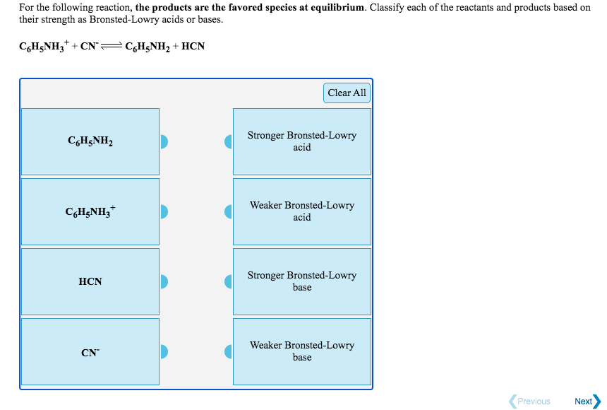 Solved For the following reaction, the products are the | Chegg.com