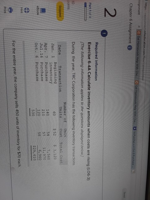 Solved https: t.mheduca ssignment Chapter 6 Assignment 2 | Chegg.com Solved https: t.mheduca ssignment Chapter 6 Assignment 2 | Chegg.com