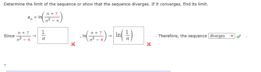 Solved Determine The Limit Of The Sequence Or Show That The
