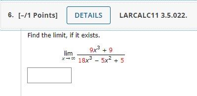 Solved 5. [-/1 Points) DETAILS LARCALC11 3.5.018. Find the | Chegg.com