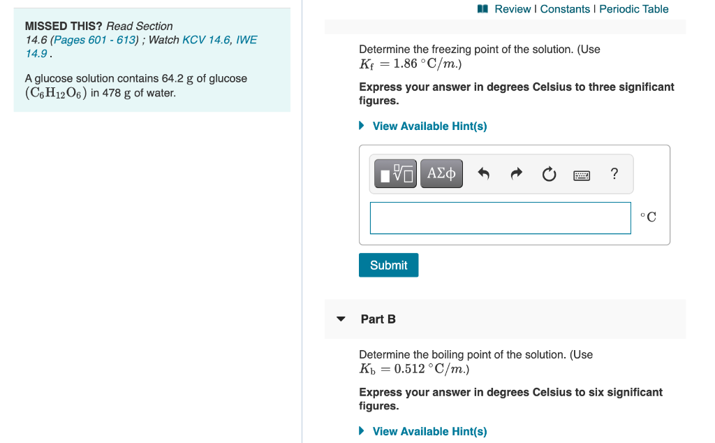 Solved Review Constants Periodic Table MISSED THIS? Read | Chegg.com