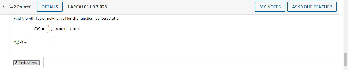 Solved Approximate the function at the given value of x, | Chegg.com