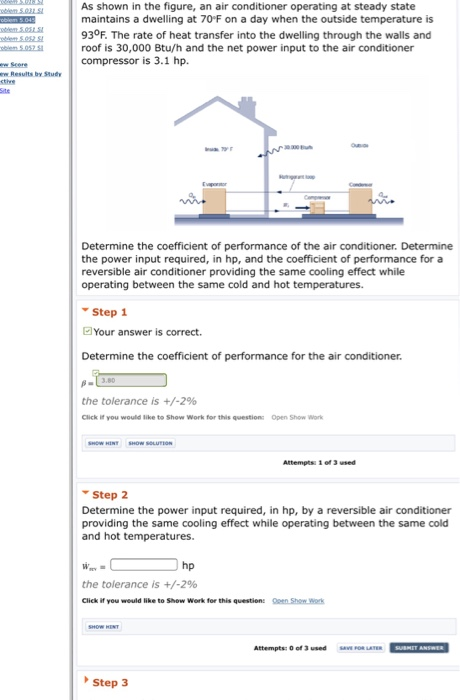 Solved As shown in the figure, an air conditioner operating | Chegg.com