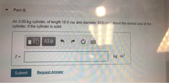 Solved A thin 3.60-kg rod of length 85.0 end t an axis | Chegg.com