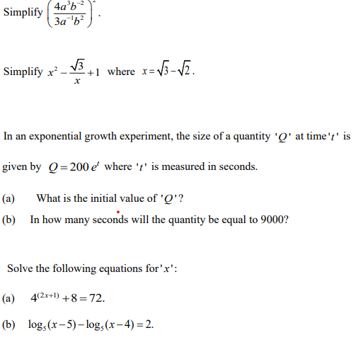 Solved Simplify (3a−1b24a3b−2)−. Simplify x2−x3+1 where | Chegg.com