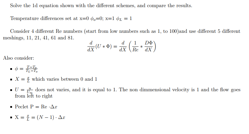 Solve the ld equation shown with the different | Chegg.com