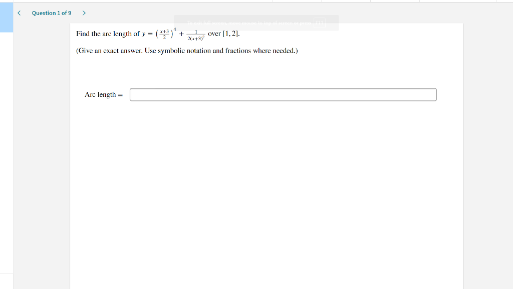 Solved Find The Arc Length Of 32 4 12 3 2 Over Chegg