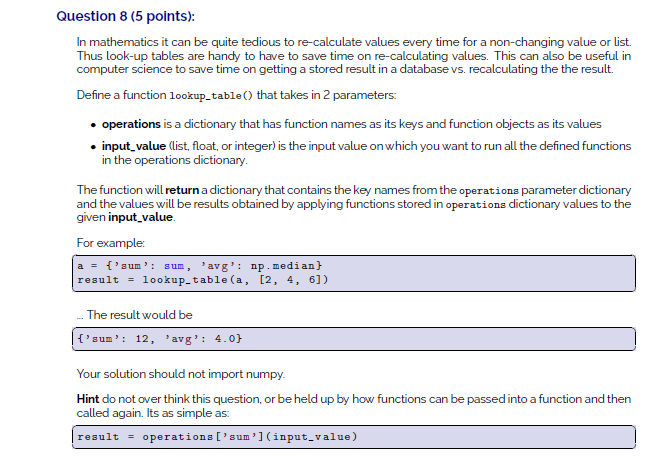 Solved Question 8 (5 points): In mathematics it can be quite | Chegg.com