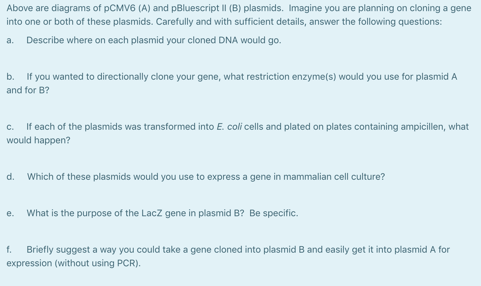 Solved PolyA DDK MyC A) fi ori CMV promoter SV40 ori | Chegg.com