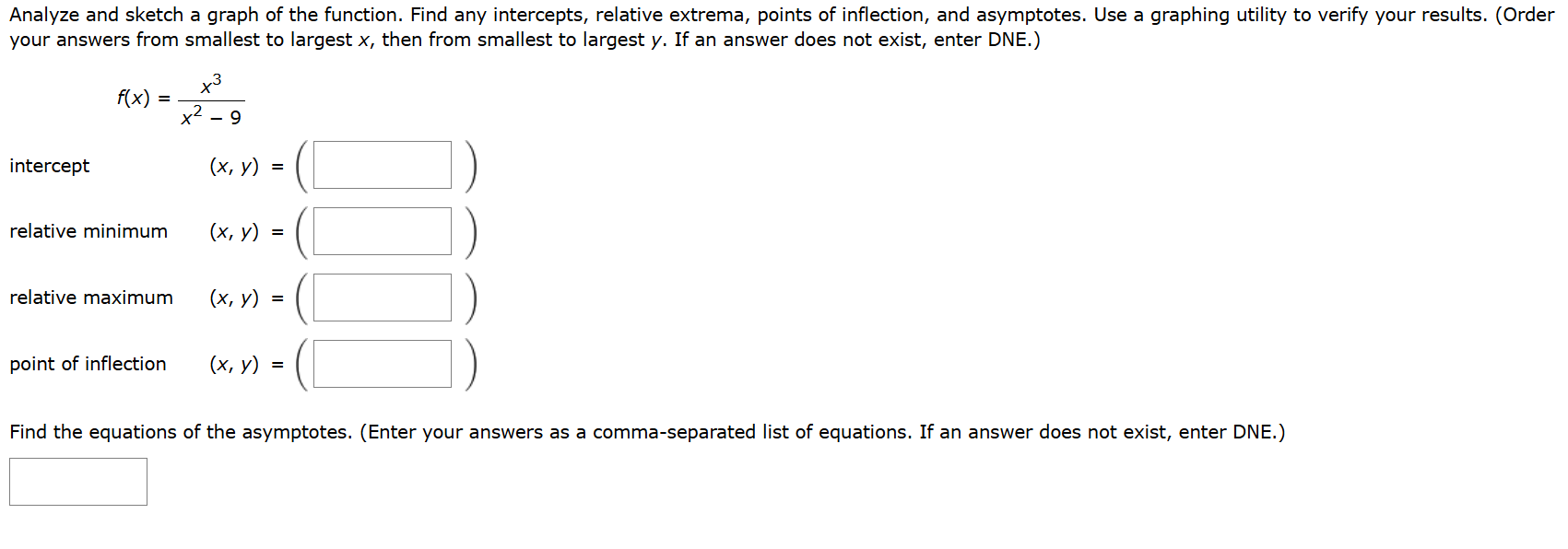 Solved x, ﻿then from smallest to ﻿largest y. If an ﻿answer | Chegg.com