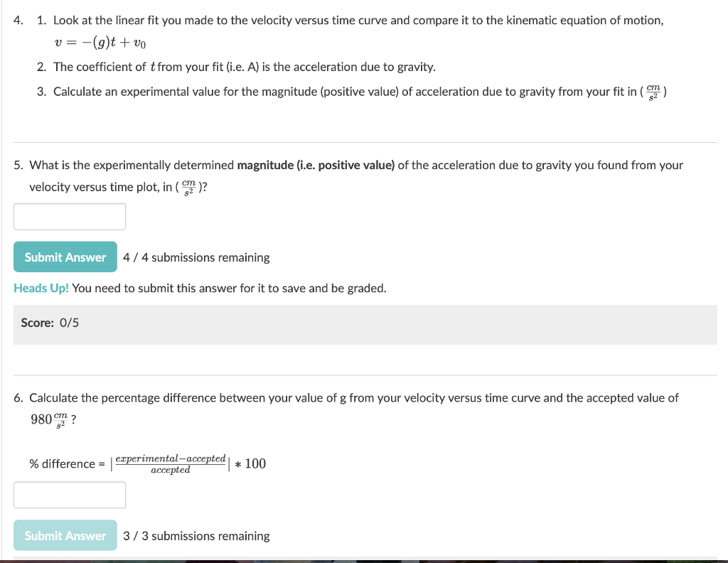 Solved Display Curve Fit Uncertainties ∣ velocity Curve: | Chegg.com