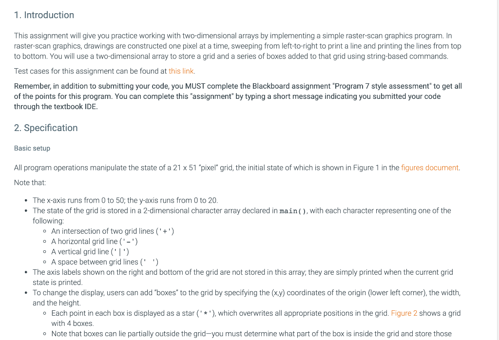 Solved 1. Introduction This assignment will give you | Chegg.com
