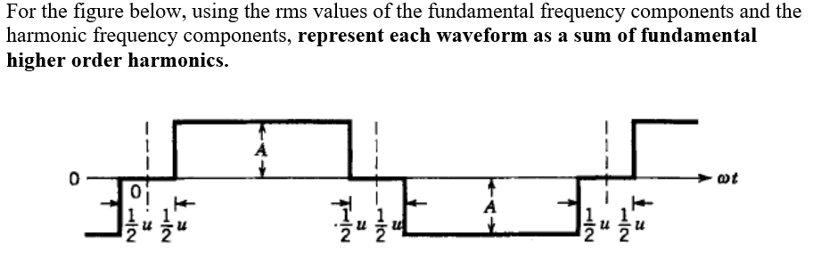 Solved For the figure below, using the rms values of the | Chegg.com