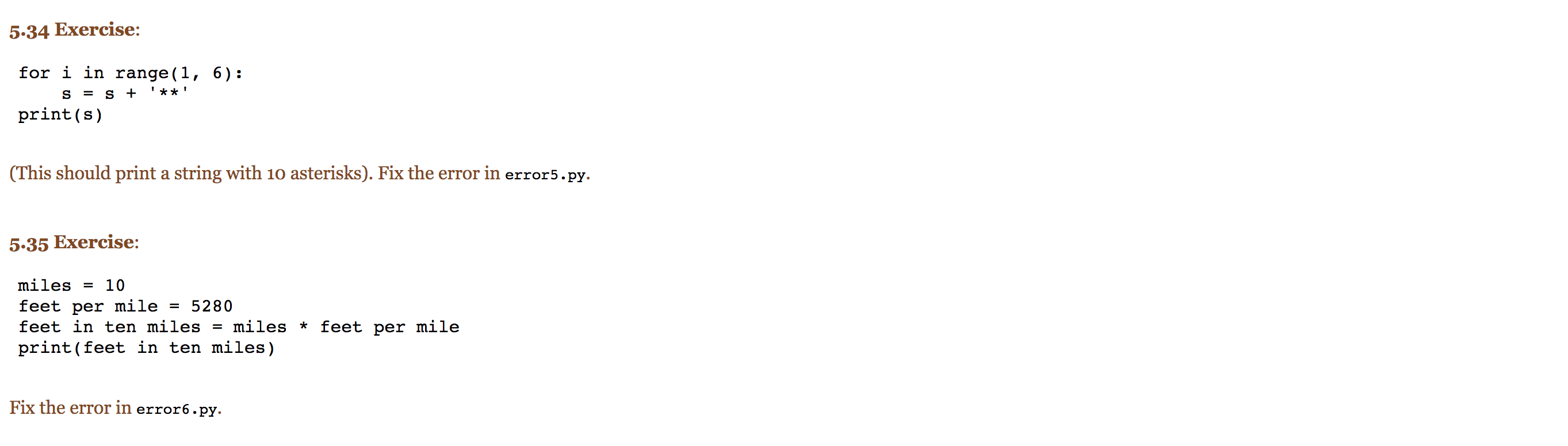Solved In each of the exercises below, try to identify the | Chegg.com