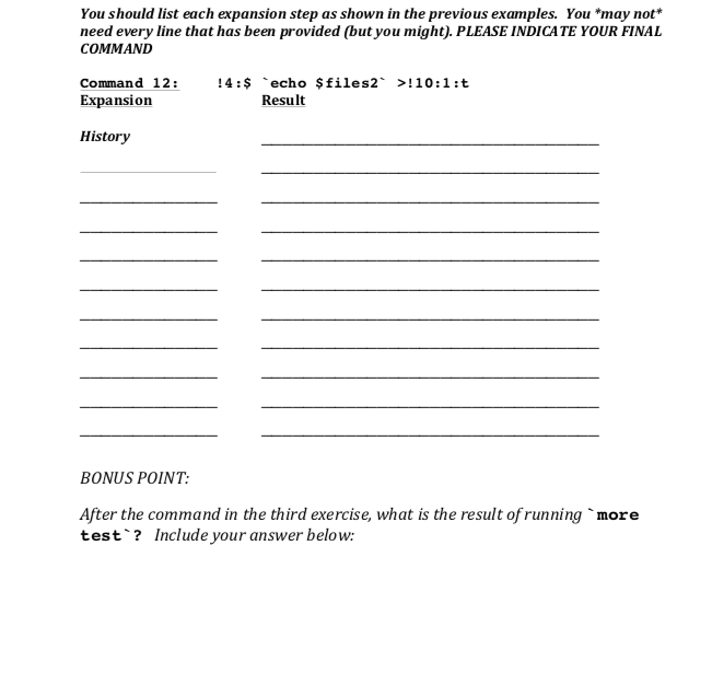 Suppose you were to type the following commands at | Chegg.com