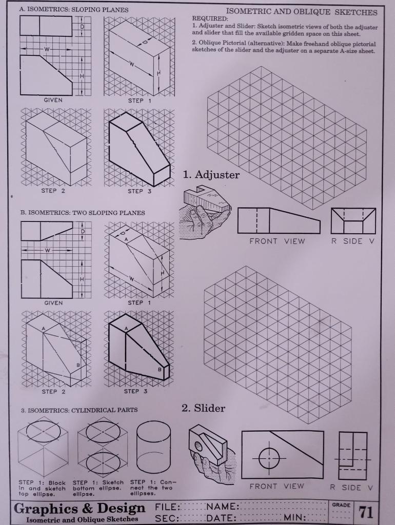 Solved FOLLOW THE INSTRUCTIONS BELLOW AND SKETCH THE DRAWING | Chegg.com