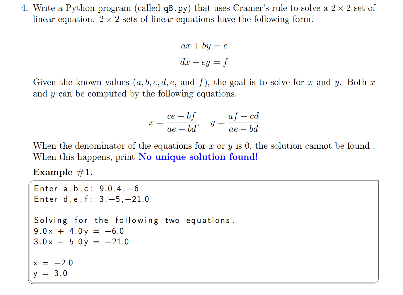 Solved Write a Python program (called q8.py) that uses | Chegg.com