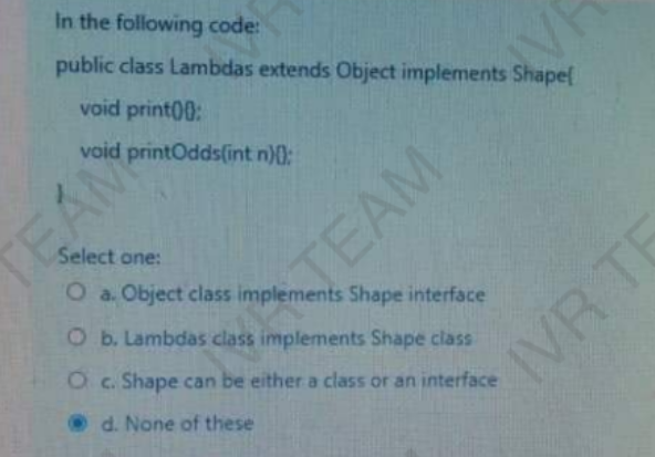 Solved In the following code:public class Lambdas extends | Chegg.com