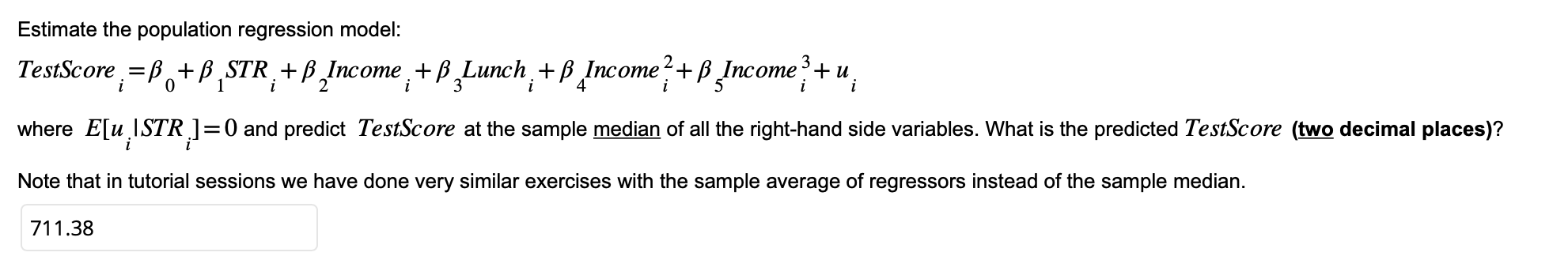 Solved stimation exercises here the type of standard error | Chegg.com