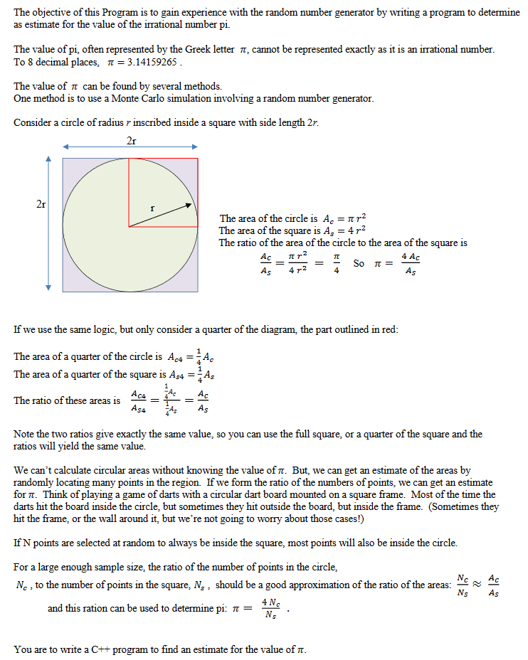 Solved The objective of this Program is to gain experience | Chegg.com