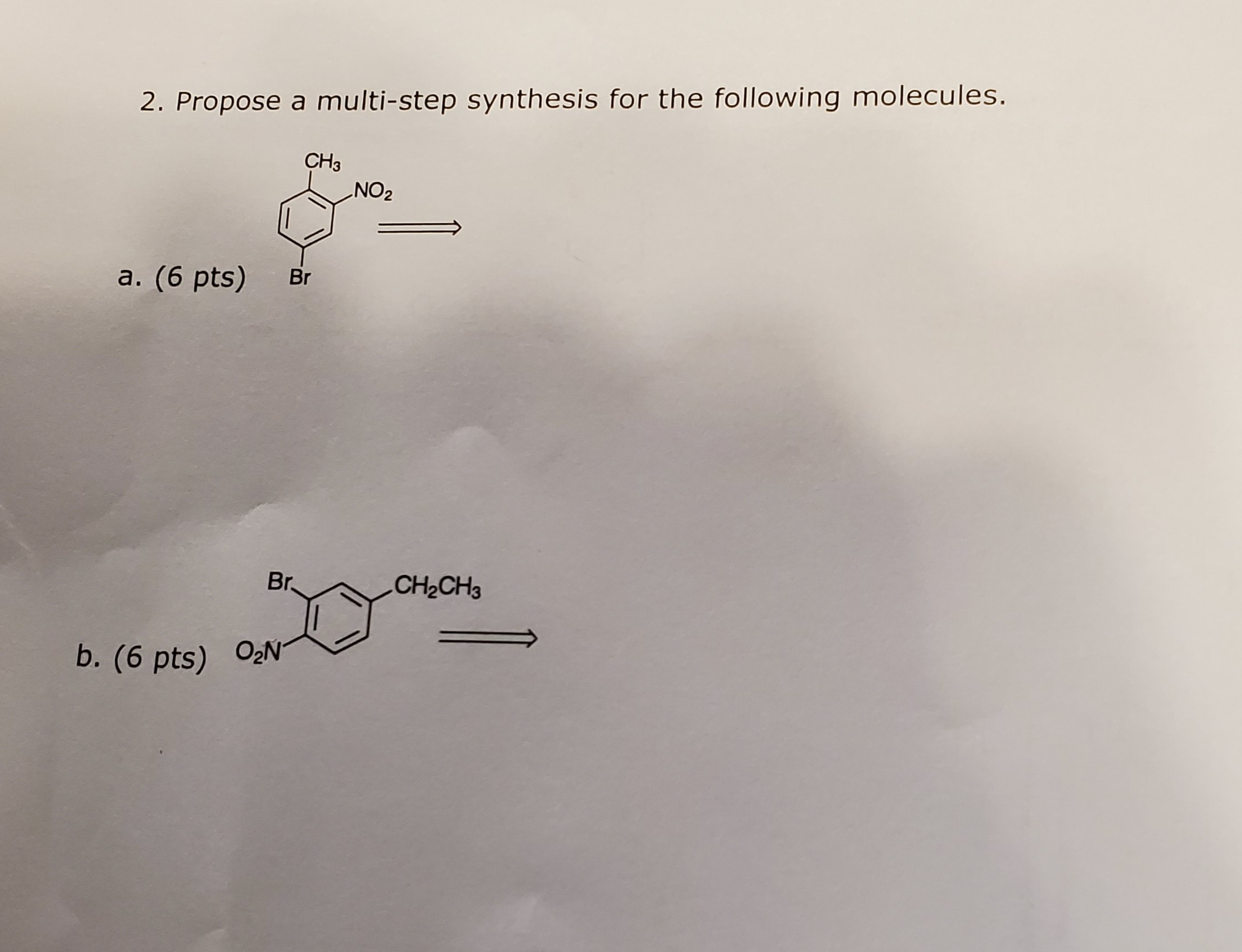 Solved Propose a multi-step synthesis for the following | Chegg.com