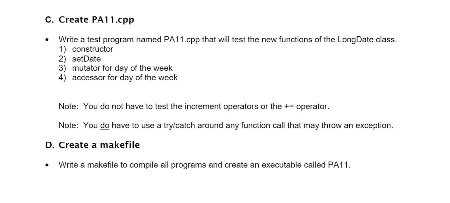 Solved // Date.cpp // Date class member- and friend-function | Chegg.com