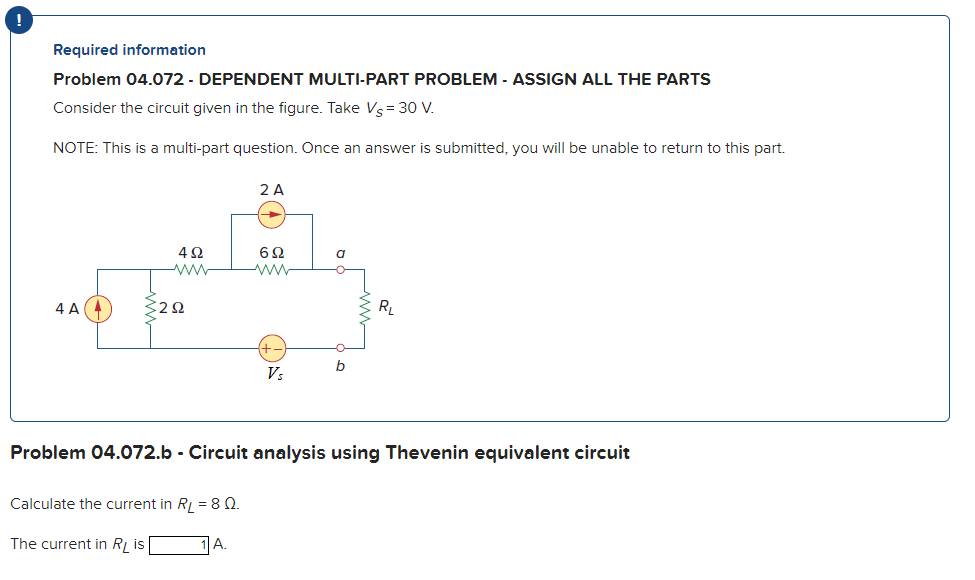 Solved Required information Problem 04.072 - DEPENDENT | Chegg.com
